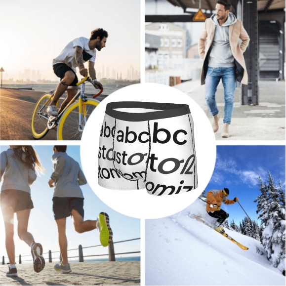 Patterned custom underwear – abccustomize